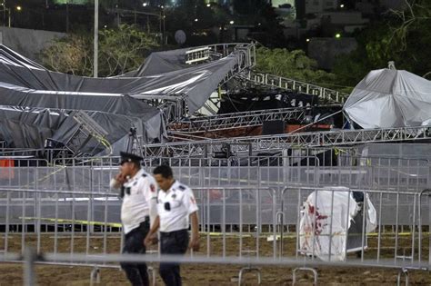 Sube A 9 Cifra De Muertos Y A 70 Los Heridos Al Caer Templete En Acto