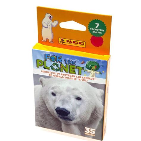 Panini For The Planet Stickers Blister 7 Pochettes Collectorstn