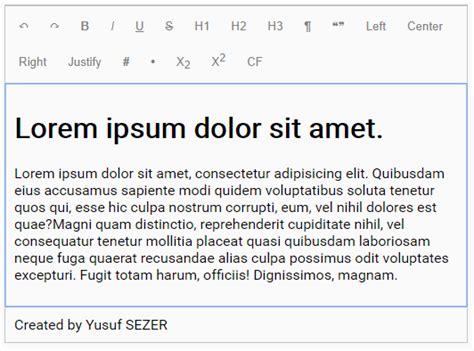 Simple Extensible Editor WYSIWYG YsEditor Js TodoCodigo Net