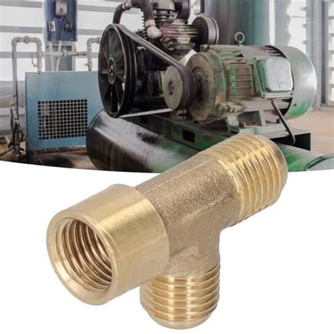 Adaptateur à 3 voies en laiton Raccord de joint de raccord fileté