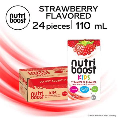 Nutriboost Strawberry Flavored 110ml Pack Of 24 Lazada Ph