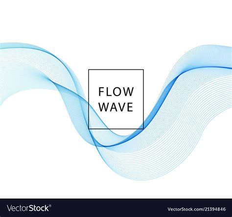 Abstract Background Blue Wavy Royalty Free Vector Image