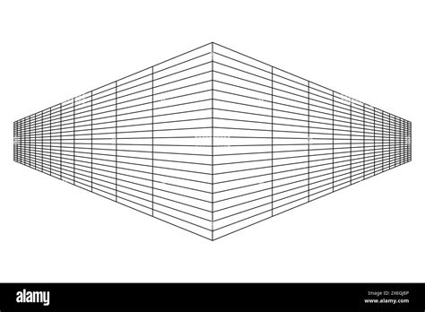 Abstract Geometric Wall Isometric Grid Circle Drawing Wall Shape