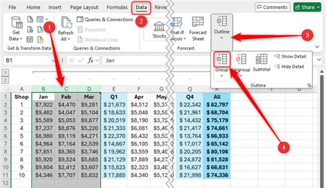 Dont Hide And Unhide Columns In Excel—use Groups Instead
