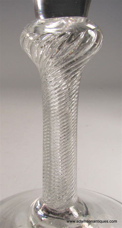 Adamson Antiques Large Composite Stem Wine Glass