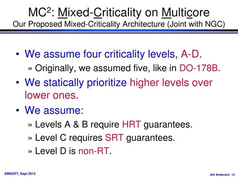 ppt mc 2 mixed criticality on multicore powerpoint presentation