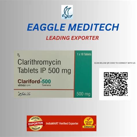 Clarithromycin 500mg Tablets At ₹ 200 Stripe Claribid Tablet In