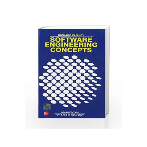 Software Engineering Concepts By Richard Fairley Buy Online Software