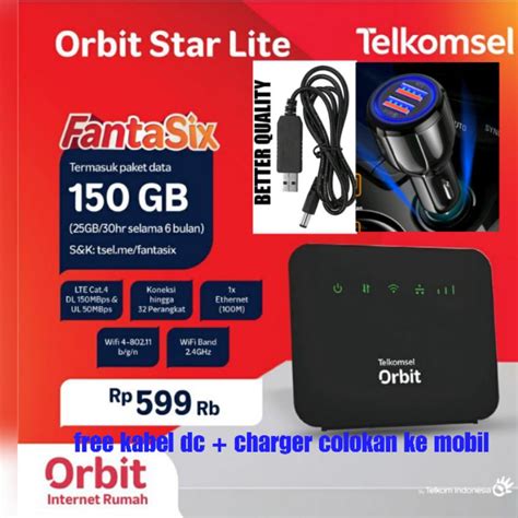Jual Telkomsel Orbit Star Lite Hkm Modem Router Free Kuota Gb Shopee Indonesia