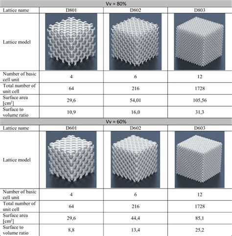 Visualization Of The Cellular Lattice Models And Their Basic Parameters