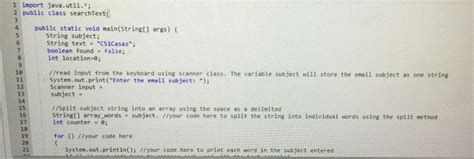 Solved Use Of Arrays To Search For Specific Information Chegg Com