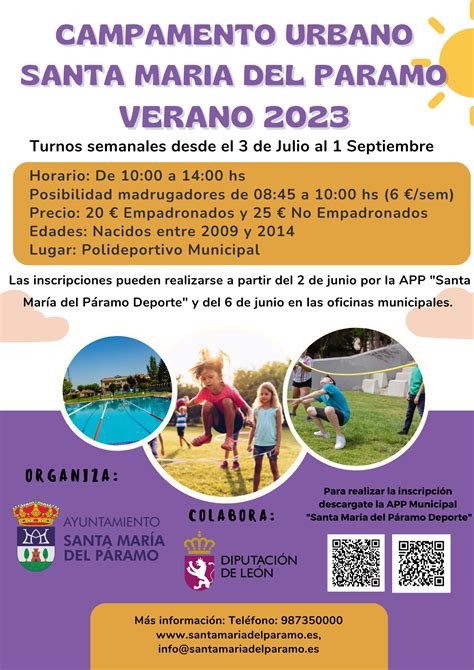 Santa María del Páramo presenta su programa de ludotecas y Campus