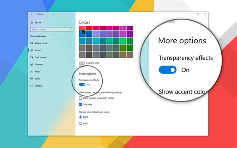 How To Disable Transparency In Windows 10 1803 April Update