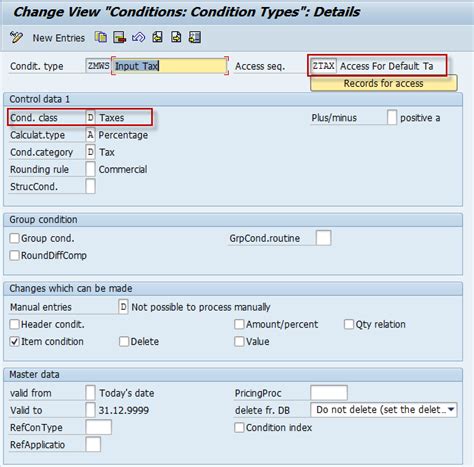 Defaulting Tax Code In Po Condition Technique Sap Community