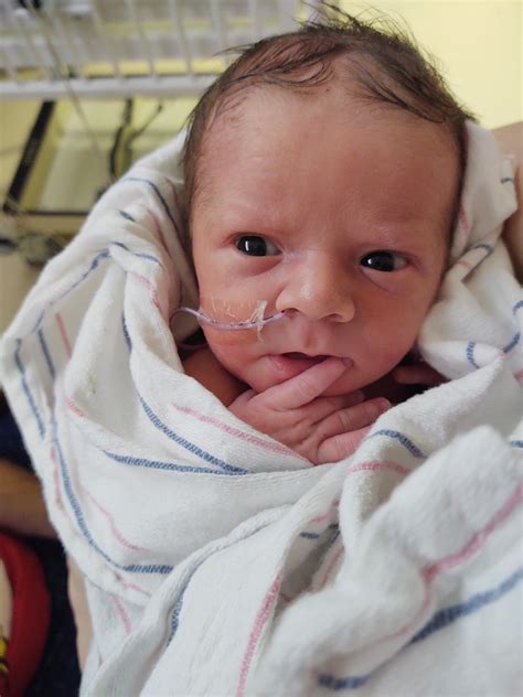 Wesley Enjoyed His First Bath In The NICU R Babies