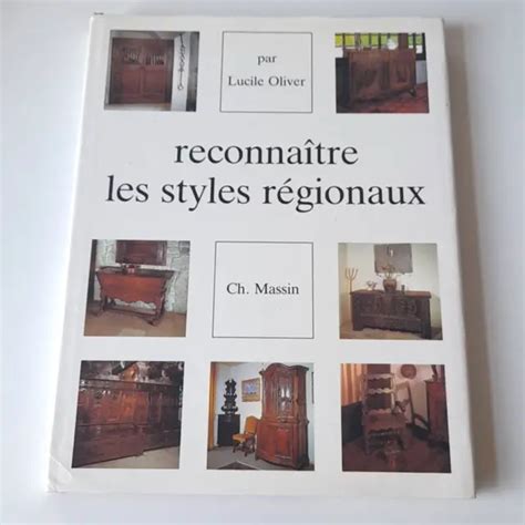 LIVRE RECONNAÎTRE LES styles régionaux Meuble régions Bois AP EUR 13 60