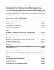 POLI 330N Week 6D Docx You Are An Advisor To The President Tasked