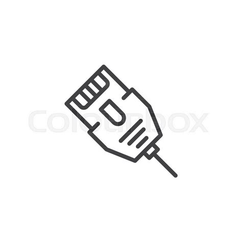Ethernet Cable Vector At Collection Of Ethernet Cable Vector Free For Personal Use