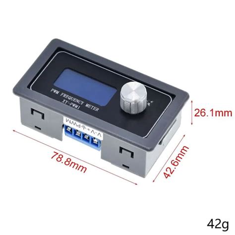 Signal Generator PWM Pulse Frequency Duty Cycle Adjustable Module LCD Display Hz Khz V