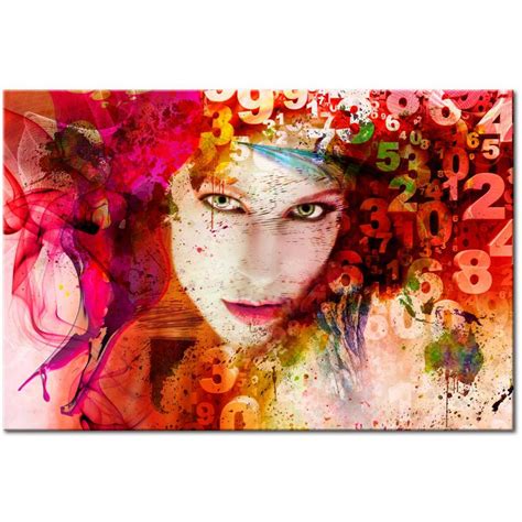 East Urban Home Woman Is A Riddle Wrapped Canvas Print Wayfair