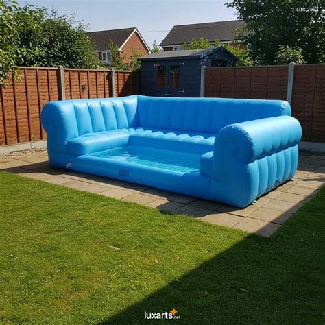 Lux 2563 Inflatable Sofa Shaped Pools Unique Pool Design For Ultimate Relaxation Luxarts