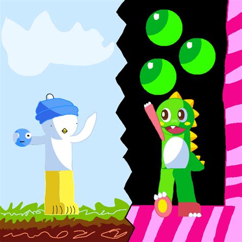 Hebe And Bubblun Crossover Fanart By Stupidguy699 On Deviantart