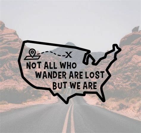 Not All Who Wander Are Lost Decal Funny Camper Decal Travel Decal