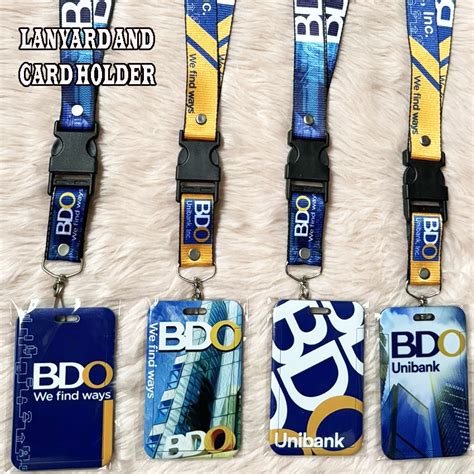 Ready Made Bdo Unibank Network We Find Ways Lanyard Id Lace Shopee Philippines
