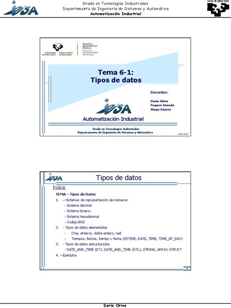 Tema6 1 Tipos De Datos Pdf Poco Cadena Informática