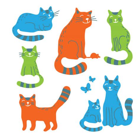 1100 Drawing Of Orange Tabby Cats Stock Illustrations Royalty Free