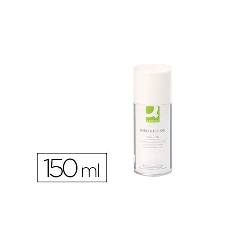 Aceite Lubricante Q Connect En Spray Para Destructora De Documentos
