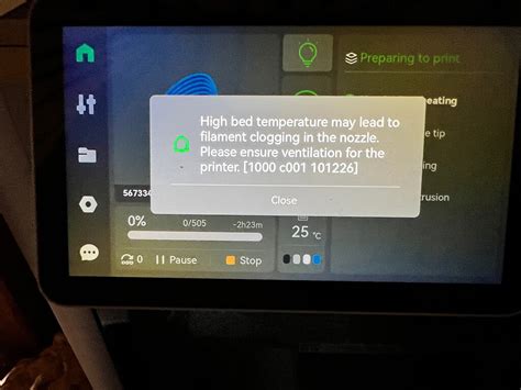 New Error Message About Temperature Troubleshooting Bambu Lab Community Forum