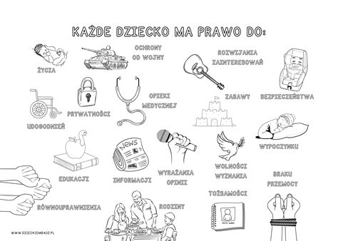 Prawa Dziecka Kolorowanka Artofit
