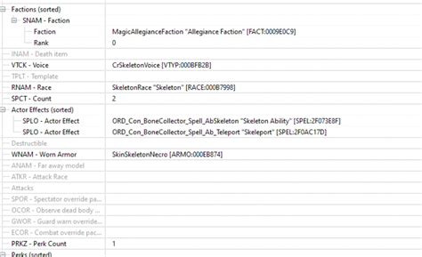 Ordinator Summoned Skeleton Warriors Not Working With Mncabc