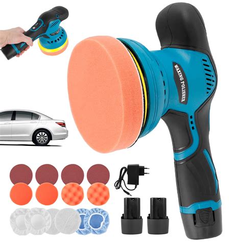 Buffer Polisher 12v Cordless Battery Powered Electric Polishing Machine