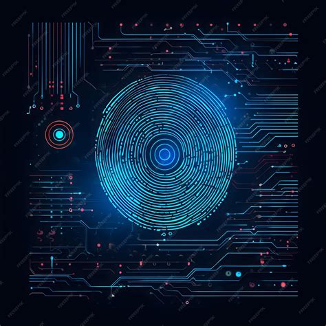 Premium Ai Image Artificial Intelligence Fingerprint Background Created With Generative Ai
