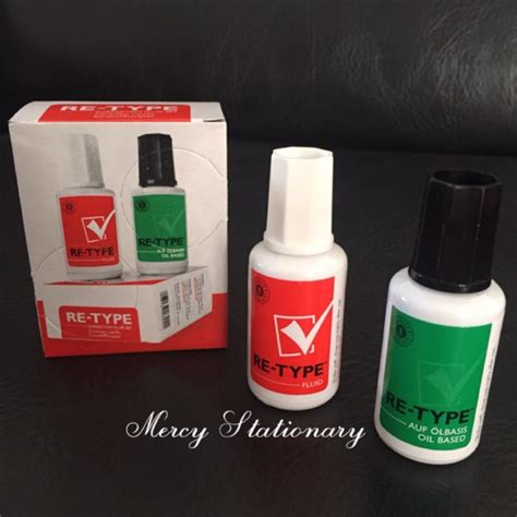 Jual Tip Ex Cair Correction Fluid Retype Set Thinner Tip Ex Shopee Indonesia