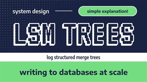 Lsm Trees Writing To Databases At Scale Youtube