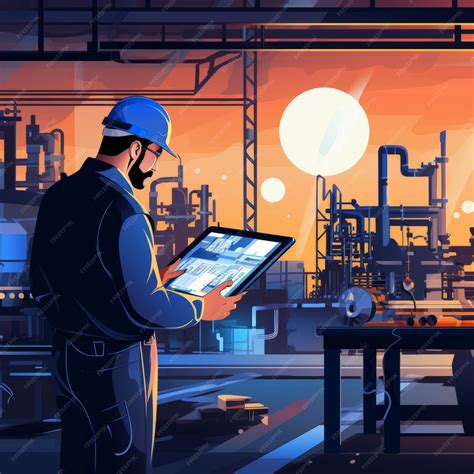 Premium Photo Efficiency Redefined The Modern Engineer Embracing Minimalism And Technology In