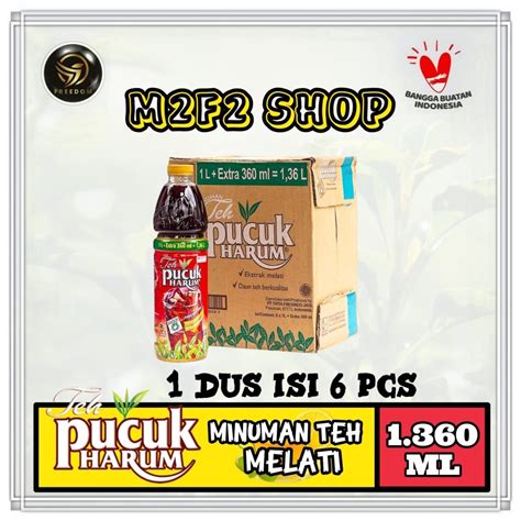 Jual Teh Pucuk Harum Original Botol Plastik Pet Ml Kemasan Karton Shopee Indonesia