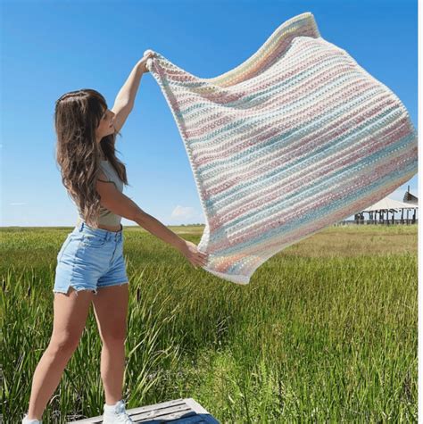 25 Easy Crochet Blanket Kits For Beginners Stardust Gold Crochet