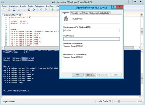 Powershell Active Directory Version Ermitteln Der Windows Papst