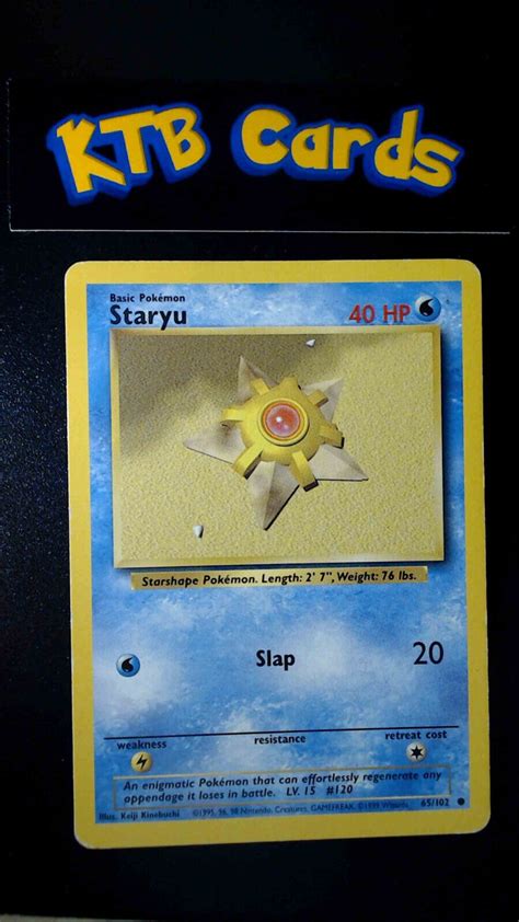Pokemon Staryu Base Set Played Condition EBay