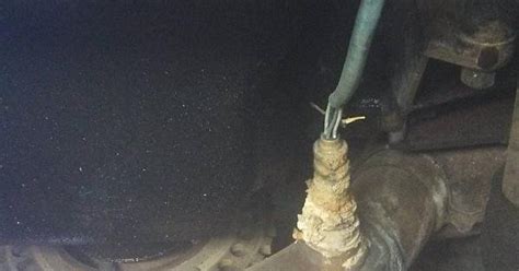 Oil Plug And Pan Leak Coolant Leak Corroded O2 Sensor Engine Knock