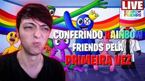 JOGANDO RAINBOW FRIENDS E OMINI X PELA PRIMEIRA VEZ Gameplay PT BR