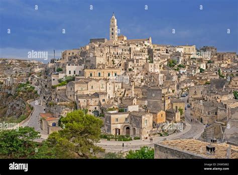 Sasso Barisano District At The Sassi Di Matera Complex Of Cave
