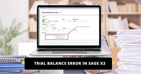 trial balance difference and “incorrect due date total” error while