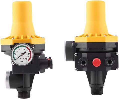 Automatic Water Pump Controller Electric Control Switch With Pressure Gage V BigaMart
