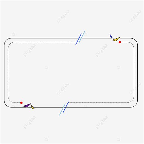Simple Rectangle Border PNG Image Simple Technology Rectangle Border Rectangle Clipart Frame