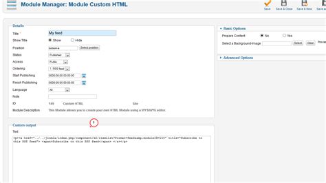 joomla 2 5 x how to set up rss feeds template monster help